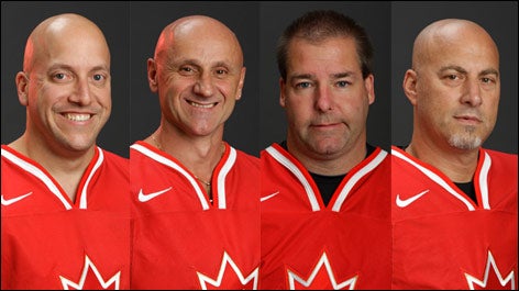National Sledge Team Members Jean Labonté, Hervé Lord, Todd Nicholson ...